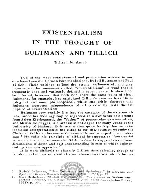 Bultmann Tillich Download Free Pdf Existentialism Søren Kierkegaard