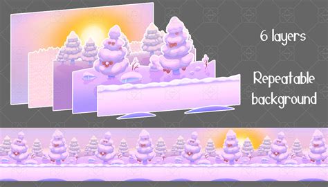parallax 2d background pack gamedev market