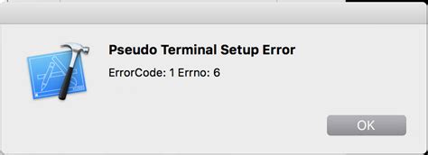 Xcode Pseudo Terminal Setup Error When Running Ios Simulator Stack