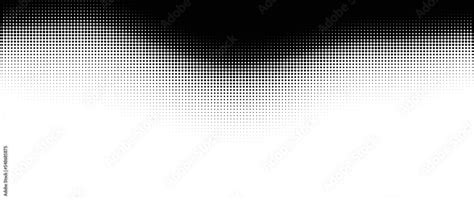 Halftone Dot Background Pattern Vector Illustration Monochrome