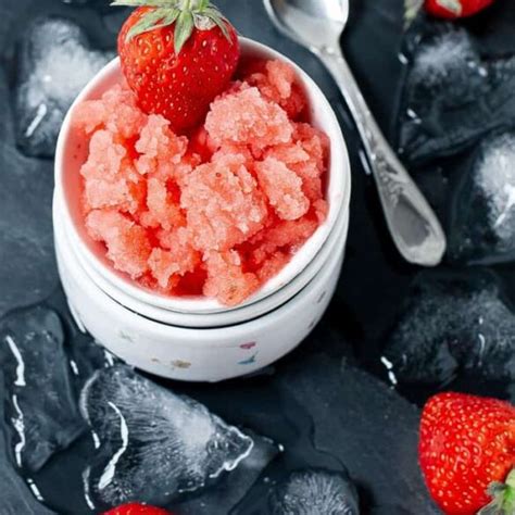 Sorbetto Alle Fragole Semplicemente Light
