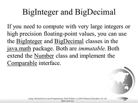 Liang Introduction To Java Programming Tenth Edition C 2015 Pearson Education Inc All