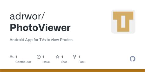 GitHub Adrwor PhotoViewer Android App For TVs To View Photos