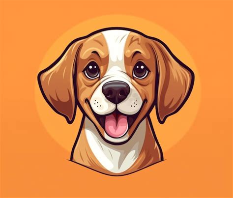 Um Cachorro Com Um Grande Sorriso No Rosto é Mostrado Com Um Fundo