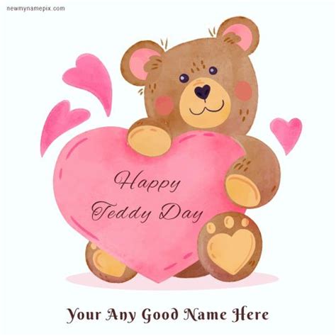 Teddy Day Wishes Love Messages Greeting With Name Pictures
