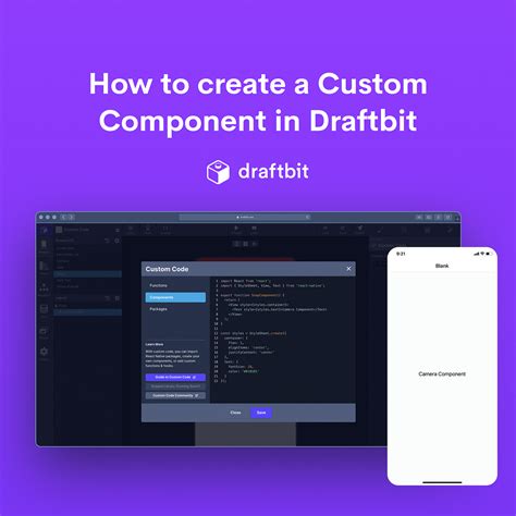 How To Create A Custom Component In Draftbit By Aman Mittal Draftbit Medium