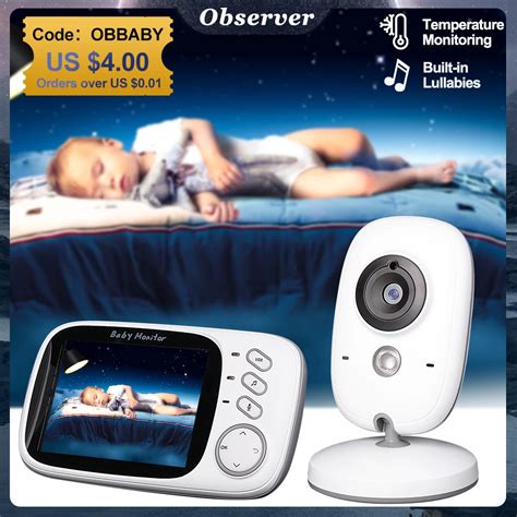 VB603-Video-Baby-Monitor-2-4G-Mother-Kids-Two-way-Audio-Night-Vision ...