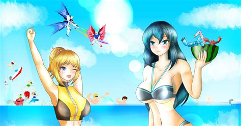水着 👙💛💙 Razorのイラスト Pixiv