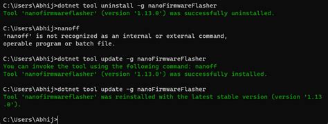 Nanoff Command Unable To Find Esp Wroom Firmware In Repository