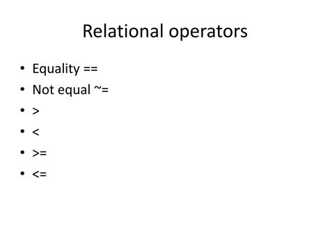 Matlab Operators Pptx Programming Languages Computing
