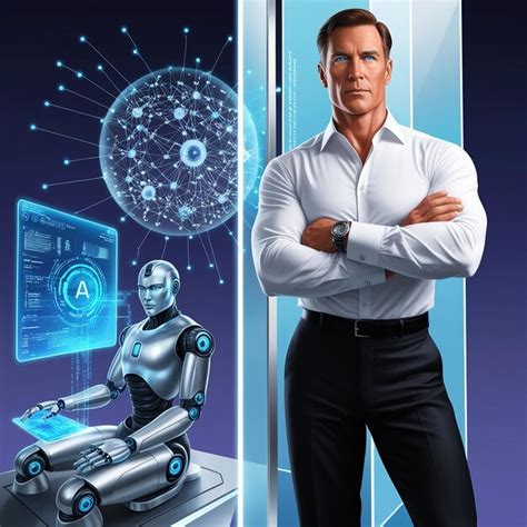 Businessman Using Ai Technology For Data Analytics Artificial