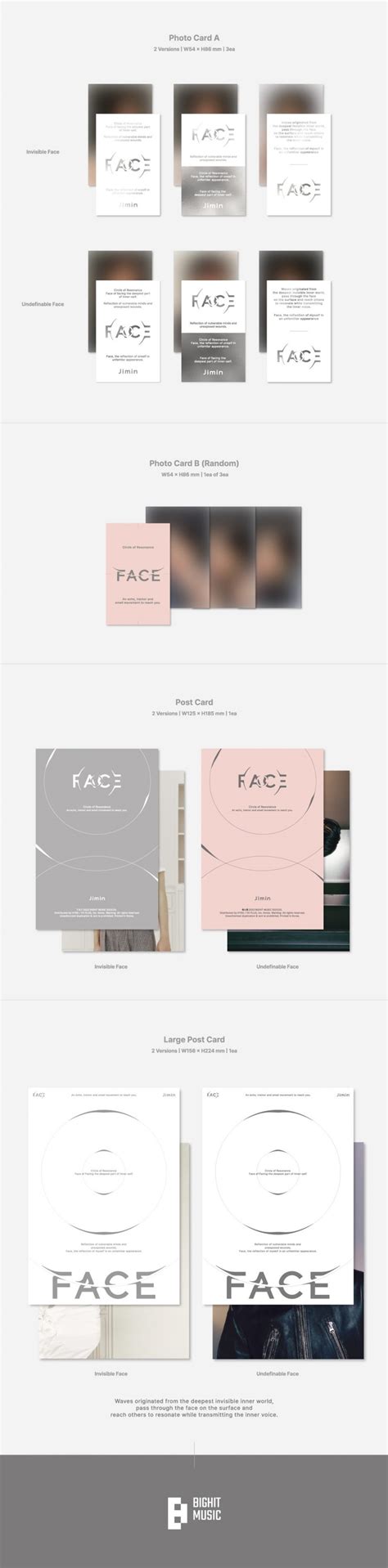 [na ZamÓwienie] Album Jimin Face Set Dodatki Weverse Kpopowo Pl Albumy Kpop Cd Gadżety