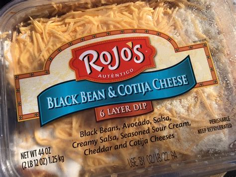 We Really Like Rojos Six Layer Dip With Black Beans And Cotija Cheese