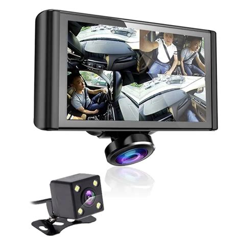 360องศา Dash Cam 1080จุดกล้อง Dash สำหรับรถยนต์ Dash Cam ด้านหน้าและ