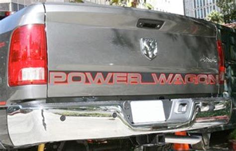 Dodge Ram Power Wagon Hood And Tailgate Decals 2010 3531 Car Pretty Inc