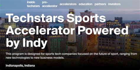 ⭐upside Vcaccelerator Profile Techstars Sports Accelerator And Chat