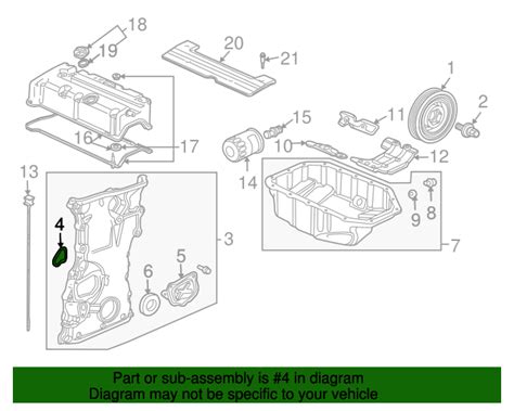 91302-PNA-004 - Timing Cover O-Ring 2002-2015 Honda | Honda Parts Online