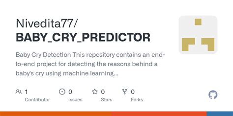 Github Nivedita Baby Cry Predictor Baby Cry Detection This
