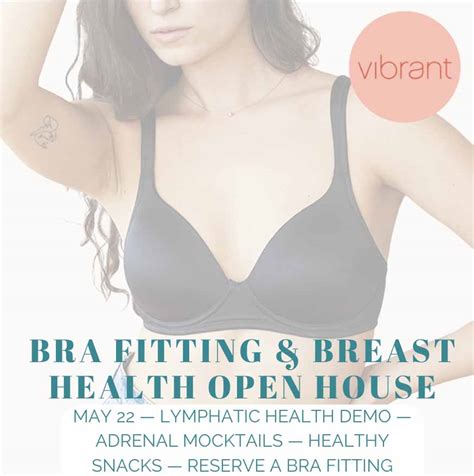 Lymphatic Flow Promoting Bra Fitting And Breast Health Open House Viva