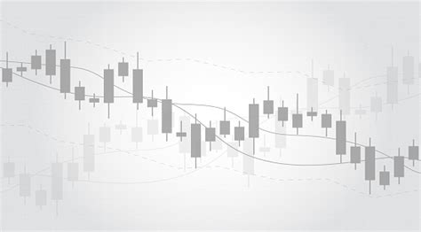 어두운 배경 디자인에 주식 시장 투자 거래의 비즈니스 촛불 스틱 그래프 차트 강세 포인트 그래프의 추세 벡터 일러스트레이션