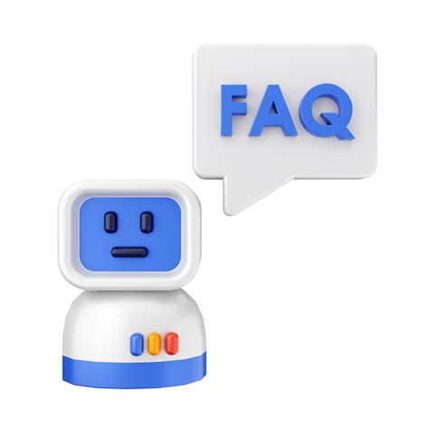 3d Frequently Asked Questions Icon Illustration Render 22359784 Png
