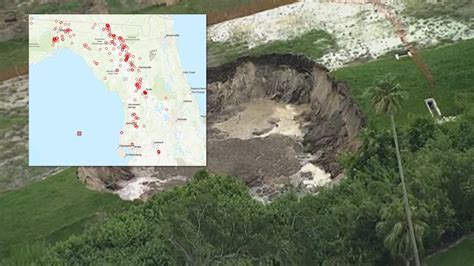 Sinkhole Map Locating A Sinkhole In Florida Internewscast Journal