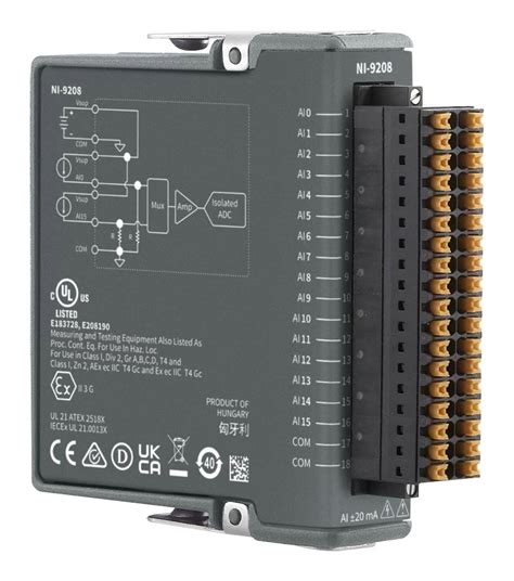 Ni Emerson Current Input Module C Series NI