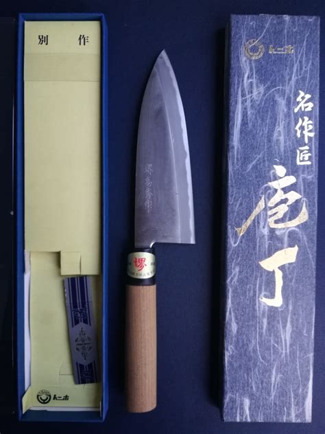 日本製 和包丁 出刃包丁 刃渡り155mm全長280mm 堺高秀作 堺出刃包丁｜売買されたオークション情報、yahooの商品情報を