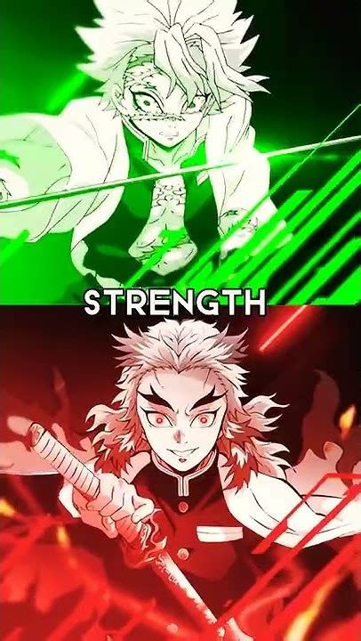 Sanemi Vs Rengoku Demon Slayer 1v1 Who Is Stronger😏 Anime Shorts