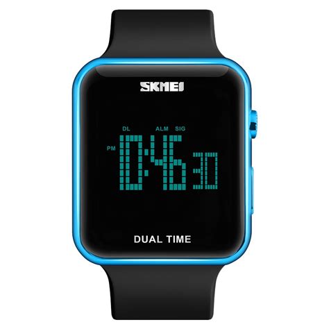Skmei Sportowy Zegarek Damski Elektroniczny Led
