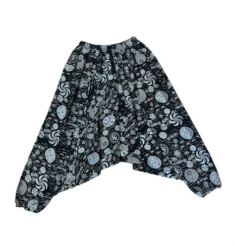 Printed Cotton Aladdin Trousers Kathmandu Collection