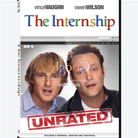 Media The Internship Dvd Movie Comedy Vince Vaughn Owen Wilson