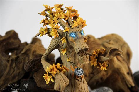 Druid Tree Form World Of Warcraft Sculpture By Colibriworkshop On