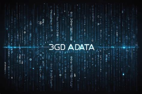 Premium Photo Technology Background Big Data Concept Binary Computer Code