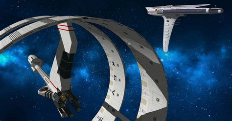 Star Trek Enterprise Xcv 330 Declaration Class Ring Ship Mesh