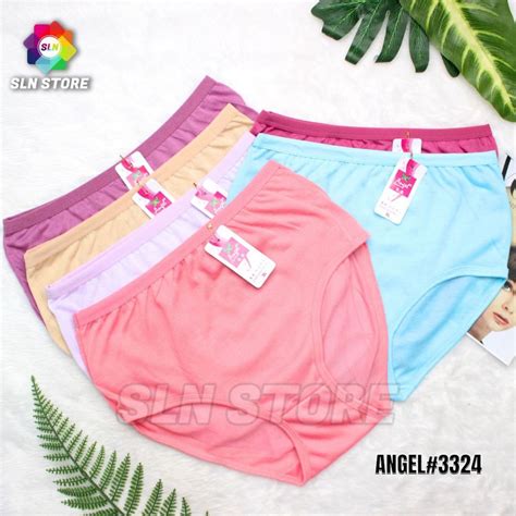 Jual 12pcs Celana Dalam Wanita Polos Angel Cd Perempuan Murah Lusinan