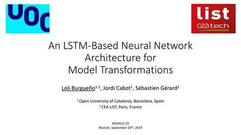 An Lstm Based Neural Network Architecture For Model Transformations