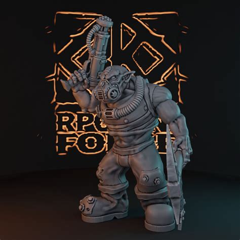 3d Printable Gitstiler Kult Neo Infantry 02 Kaitech Design By