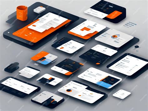 premium photo modern user interface design template mockups ui ux design website design mockups