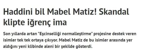 Yobazların Yeni Hedefi Mabel Matiz in Karakol Klibi Oldu