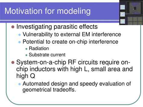 Ppt On Chip Inductance And Coupling Powerpoint Presentation Free Download Id 3743142