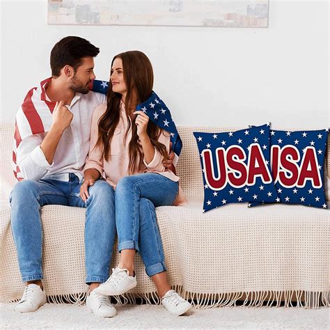 Zenghuiiii Slip Silk Pillowcase Standard 45cm Independence Day