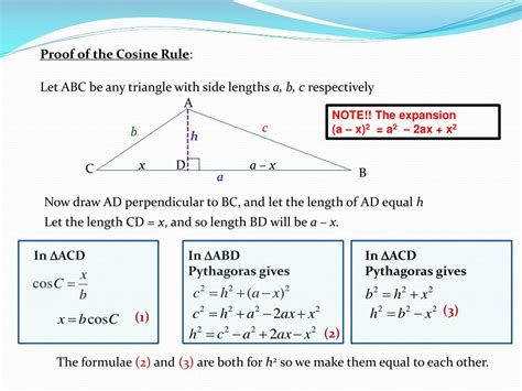 PPT The Sine Rule The Cosine Rule PowerPoint Presentation Free Download ID 1884028