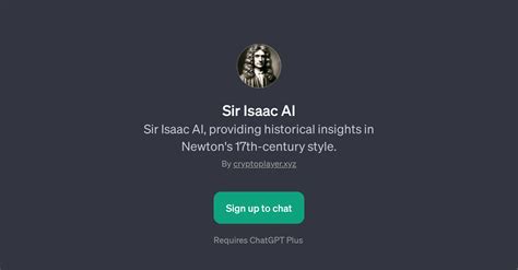 Sir Isaac Ai Chatting With Isaac Newton Taaft