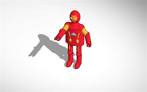 3d Design Iron Man Tinkercad