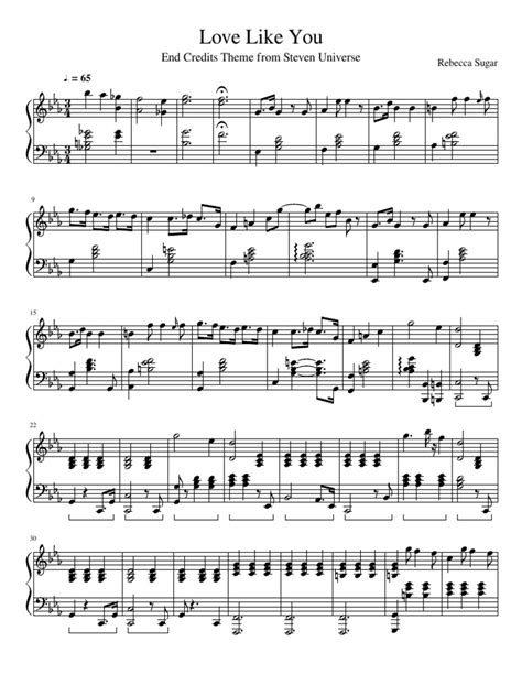 Steven Universe End Credits Theme Love Like You Leisure