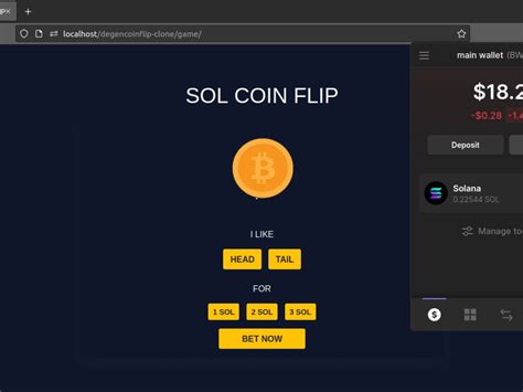 A Web Based Coinflip Crypto Game In Solana Blockchain Upwork