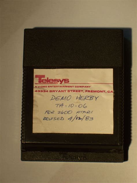 Atari 2600 Prototype Game From Telesys Page 3 Auction Central