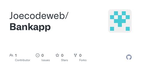 GitHub Joecodeweb Bankapp