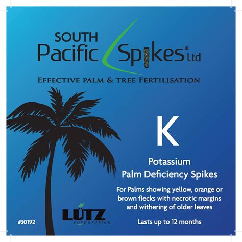 Potassium Palm Deficiency Spikes 5 Pack South Pacific Landscapes
